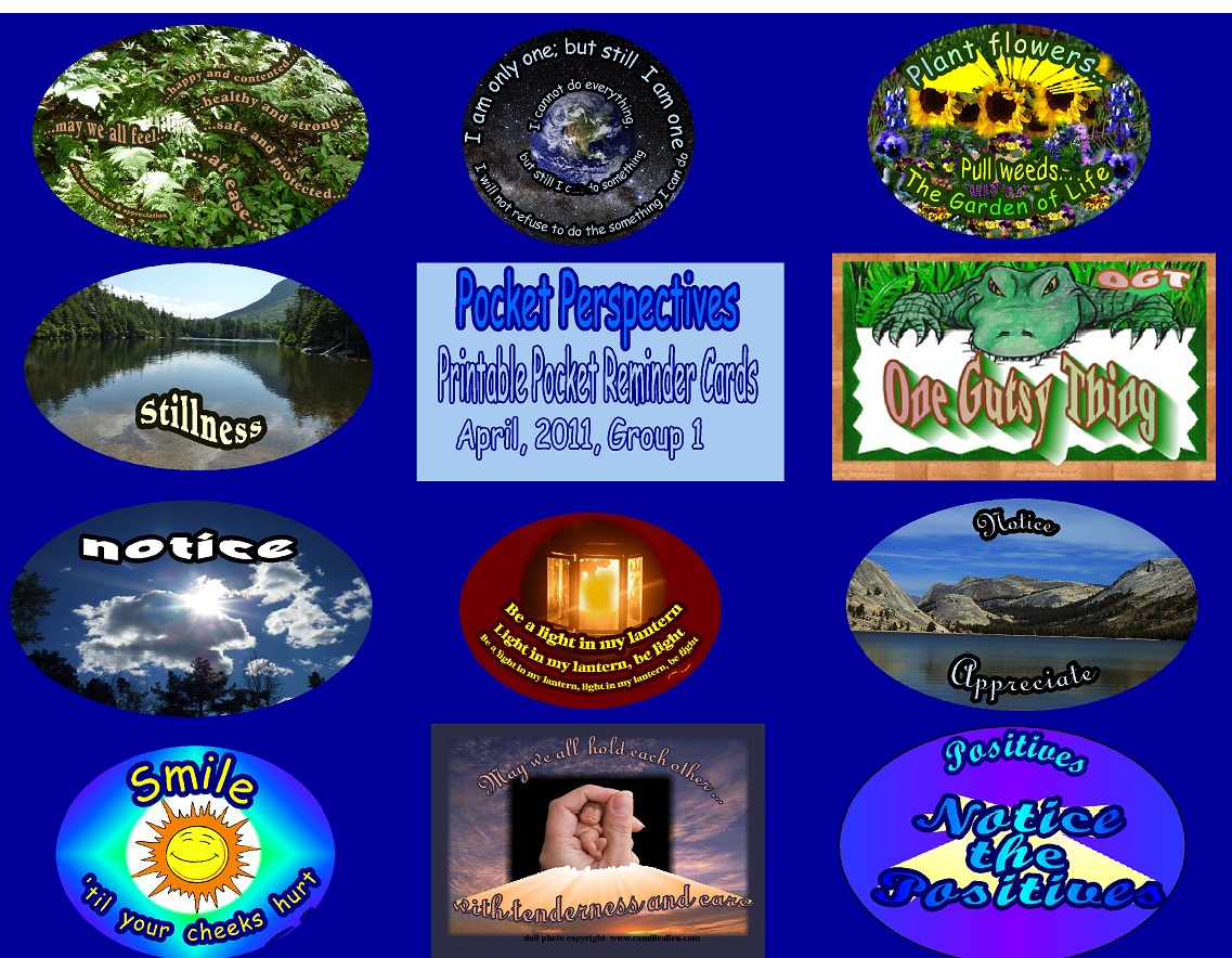 Pocket Reminder Cards: Set 1 | Pocket Perspectives