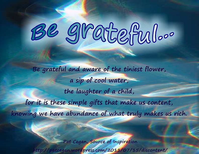 “Appreciate…be grateful” | Pocket Perspectives