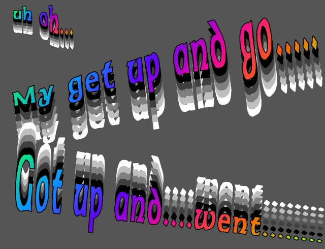 Uh oh…. “my get up and go…got up and went” | Pocket Perspectives