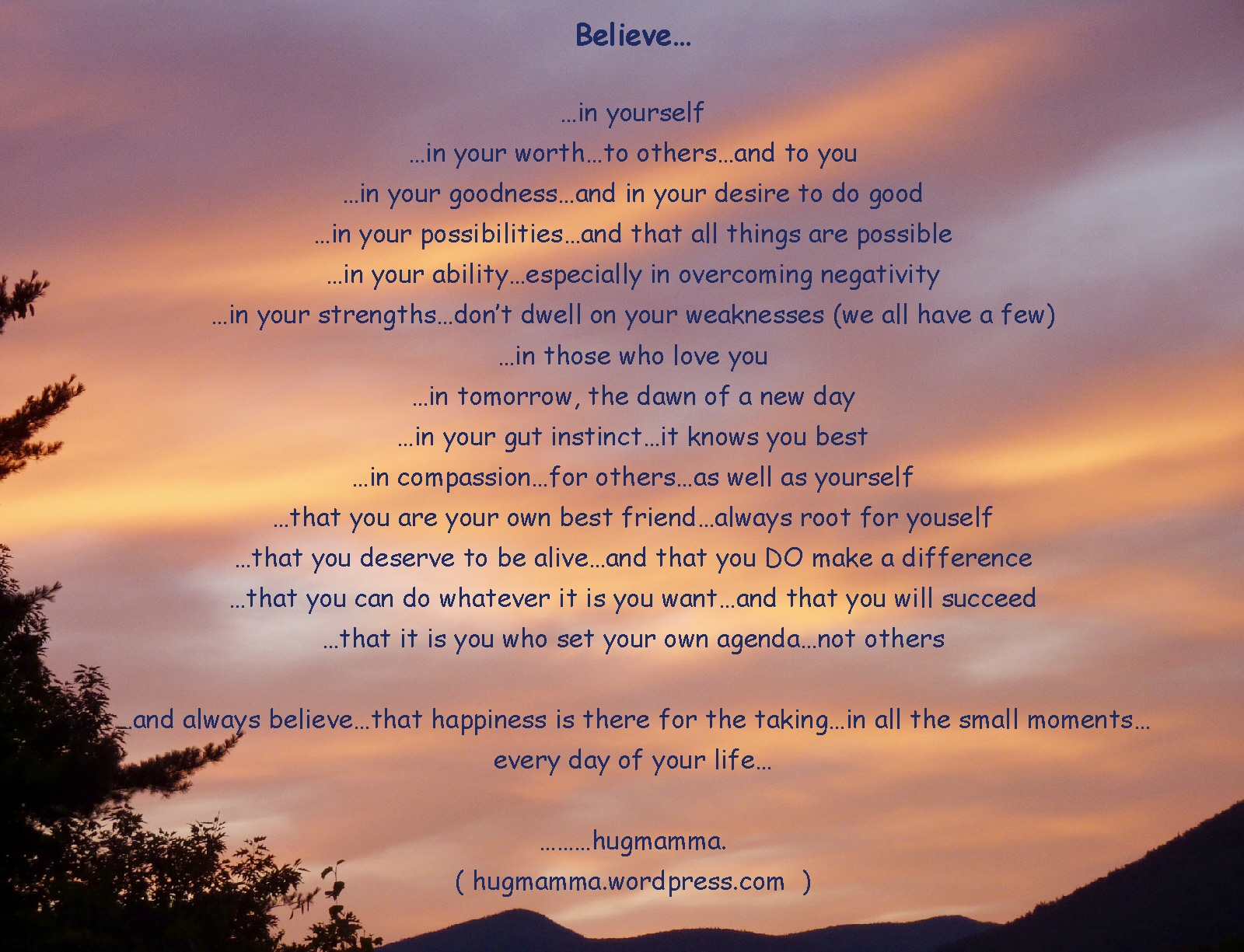 “Believe in yourself….” a mother’s wish on Mother’s Day | Pocket ...