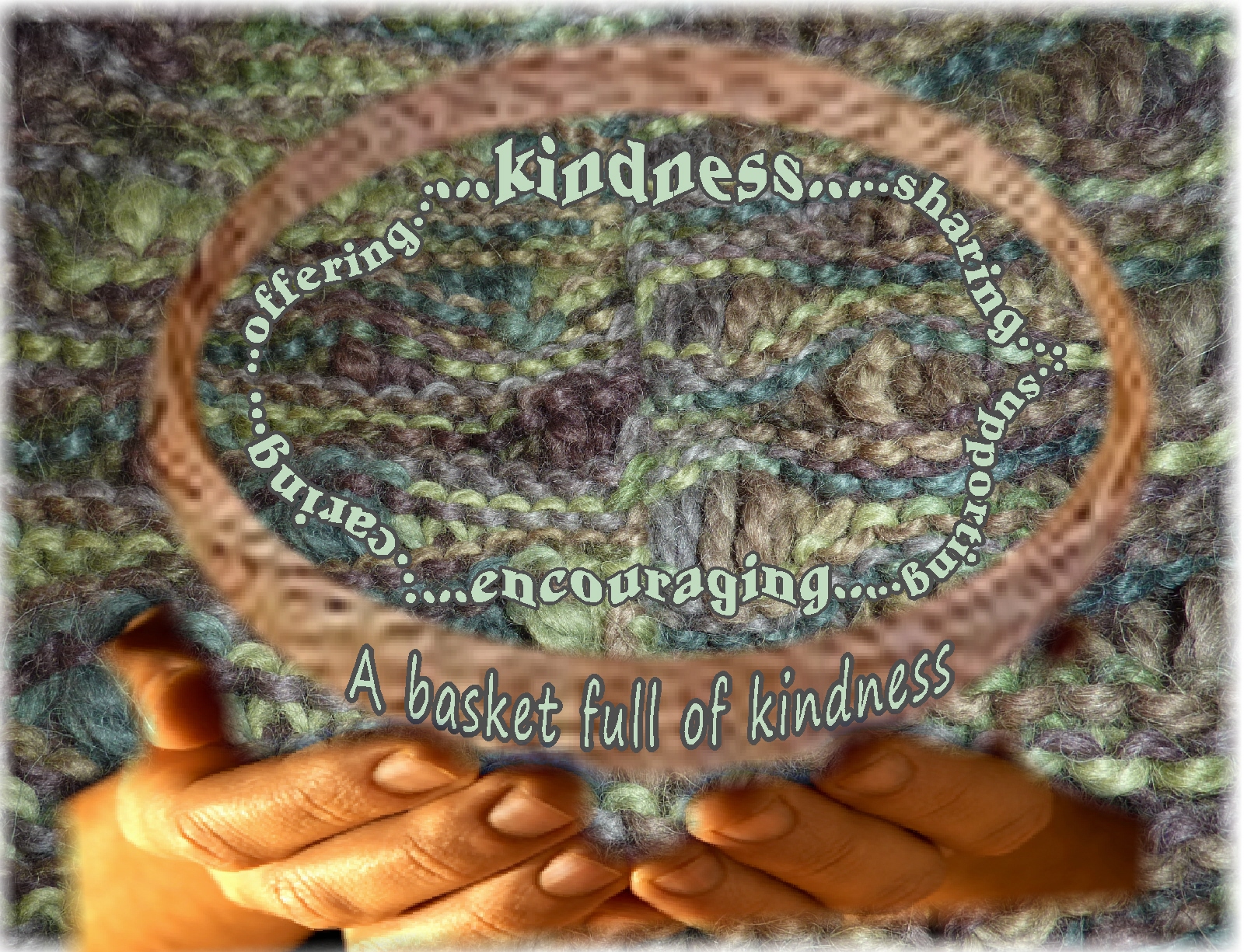 Sharing “baskets” …. filled with kindness, caring, sharing, supporting ...